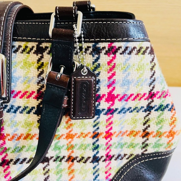 Coach | Bags | Original Beautiful Checkered Coach Purse | Poshmark